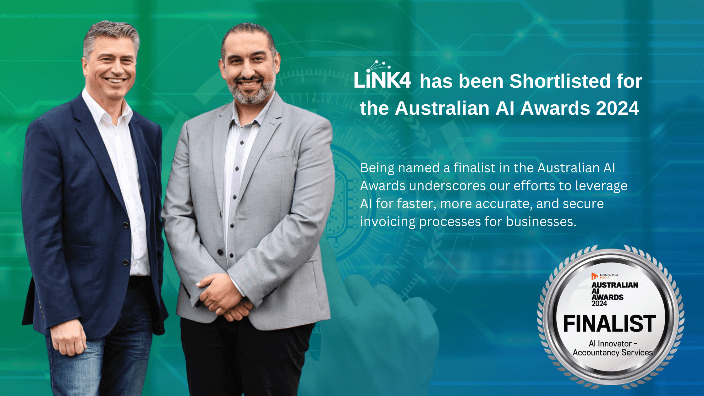 Link4 has been shortlisted for the Australian AI Awards 2024 - Link4 ...